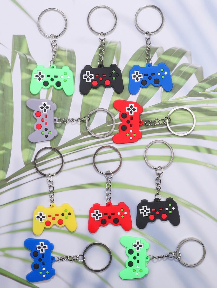 12pcs/set Game Controller Shaped Keychain | SHEIN UK