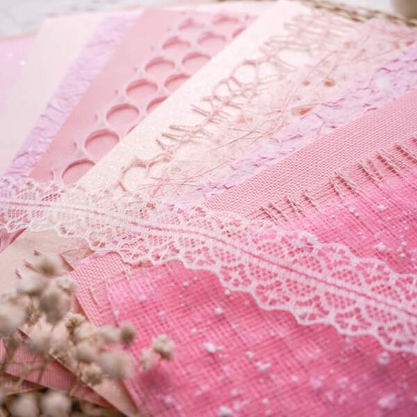 15sheets Mixed White Texture Paper Mesh Paper for DIY Junk Journal ...