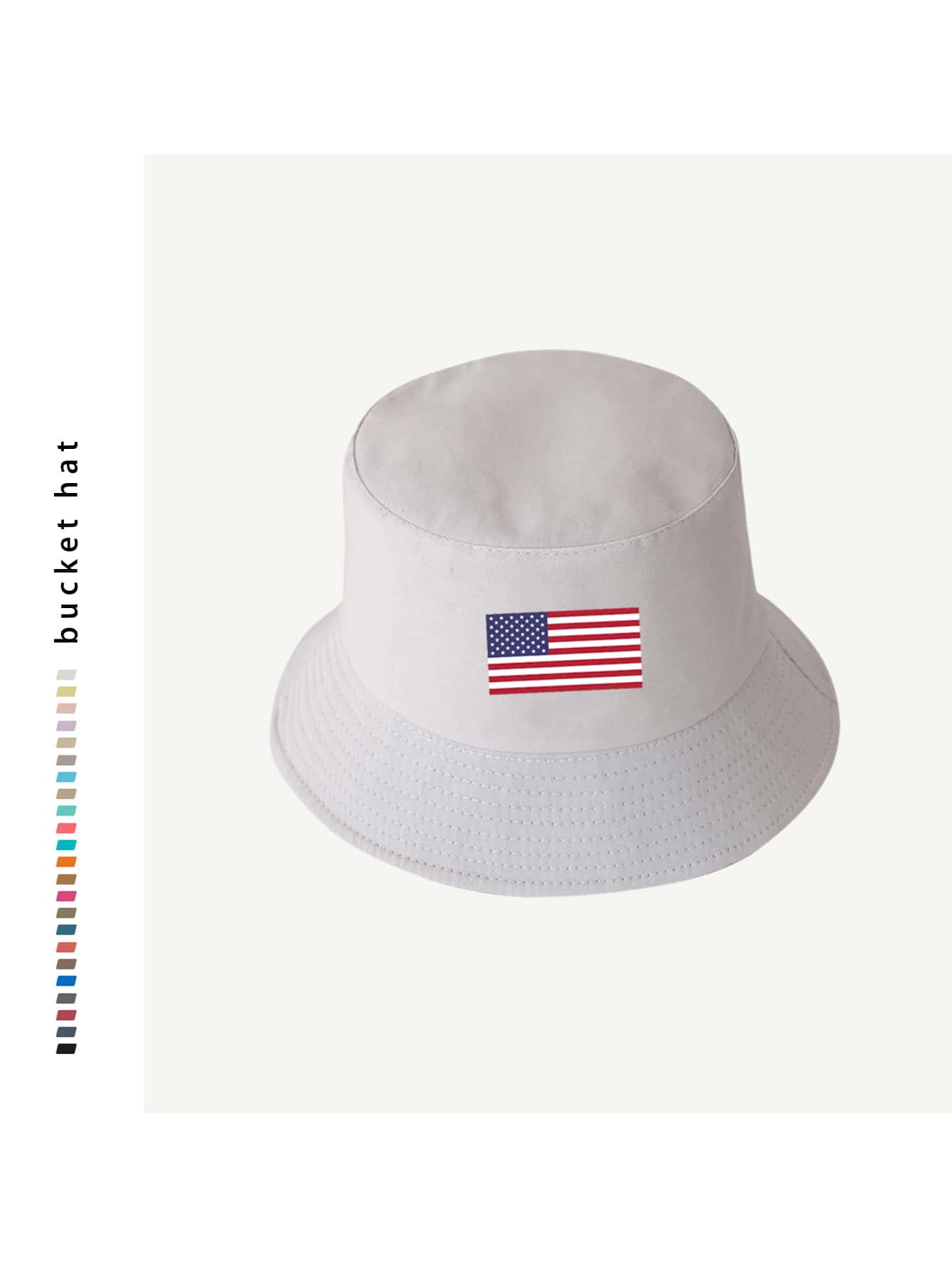 American Flag Pattern Bucket Hat | SHEIN USA