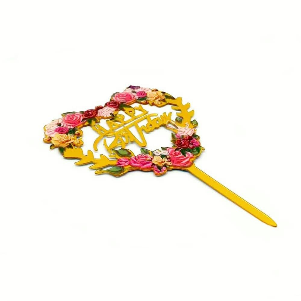 Acrylic Birthday Cake Topper For Kids' Party Decoration, Sweet Design ...