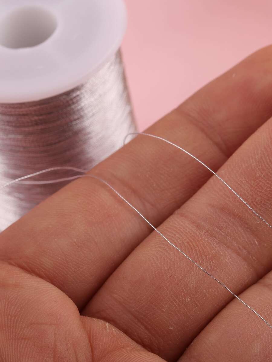 2 Rolls 100m Gold & Silver Color Thread For Jewelry Making, Diy Beaded ...