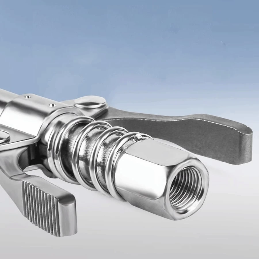 Grease Guns Zerk Fittings Couplers High Pressure Long Nozzles With ...