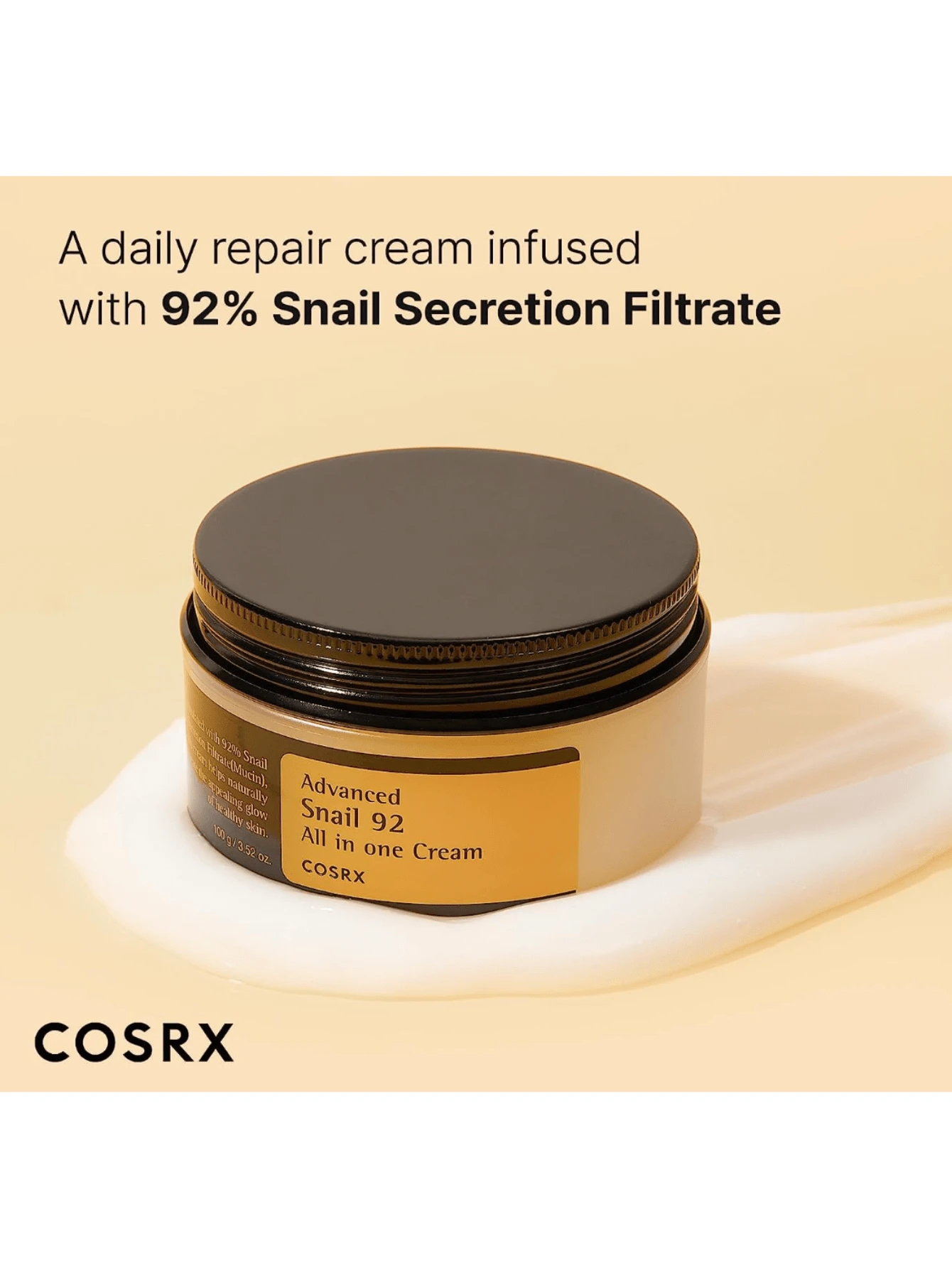 COSRX Advanced Snail 92 All In One Cream 100g | SHEIN USA