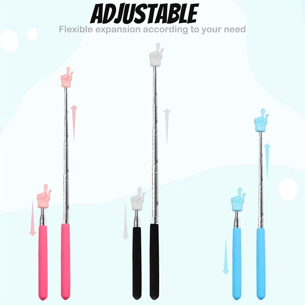 Telescopic Teachers Pointer Extendable Hand Pointer Finger Pointer Stick Mini Retractable