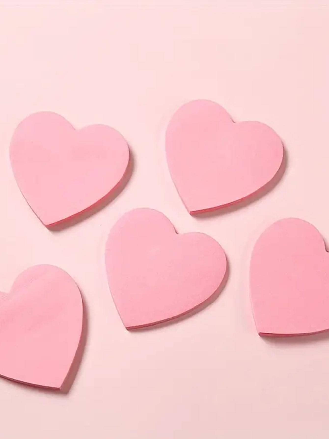 100pcs/pack Heart-shaped Post-it Notes Multi-purpose Post-it Notes ...