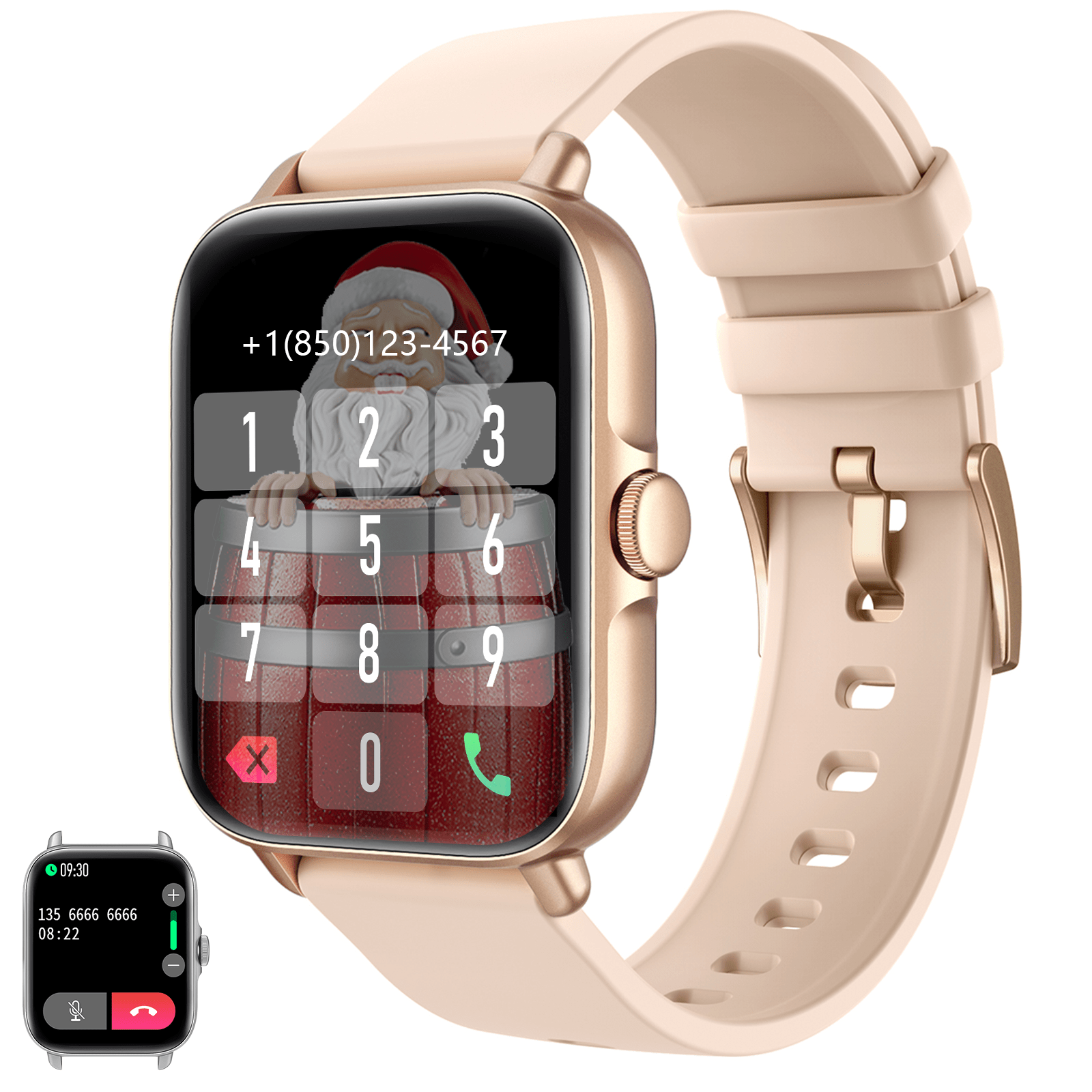 Smart Watch Fitness Tracker (Answer/Make Call) IP68 Waterproof Activity ...