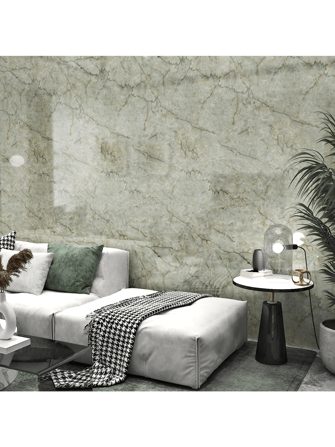 Green Marble Contact Paper for Countertops Waterproof Granite Marble ...