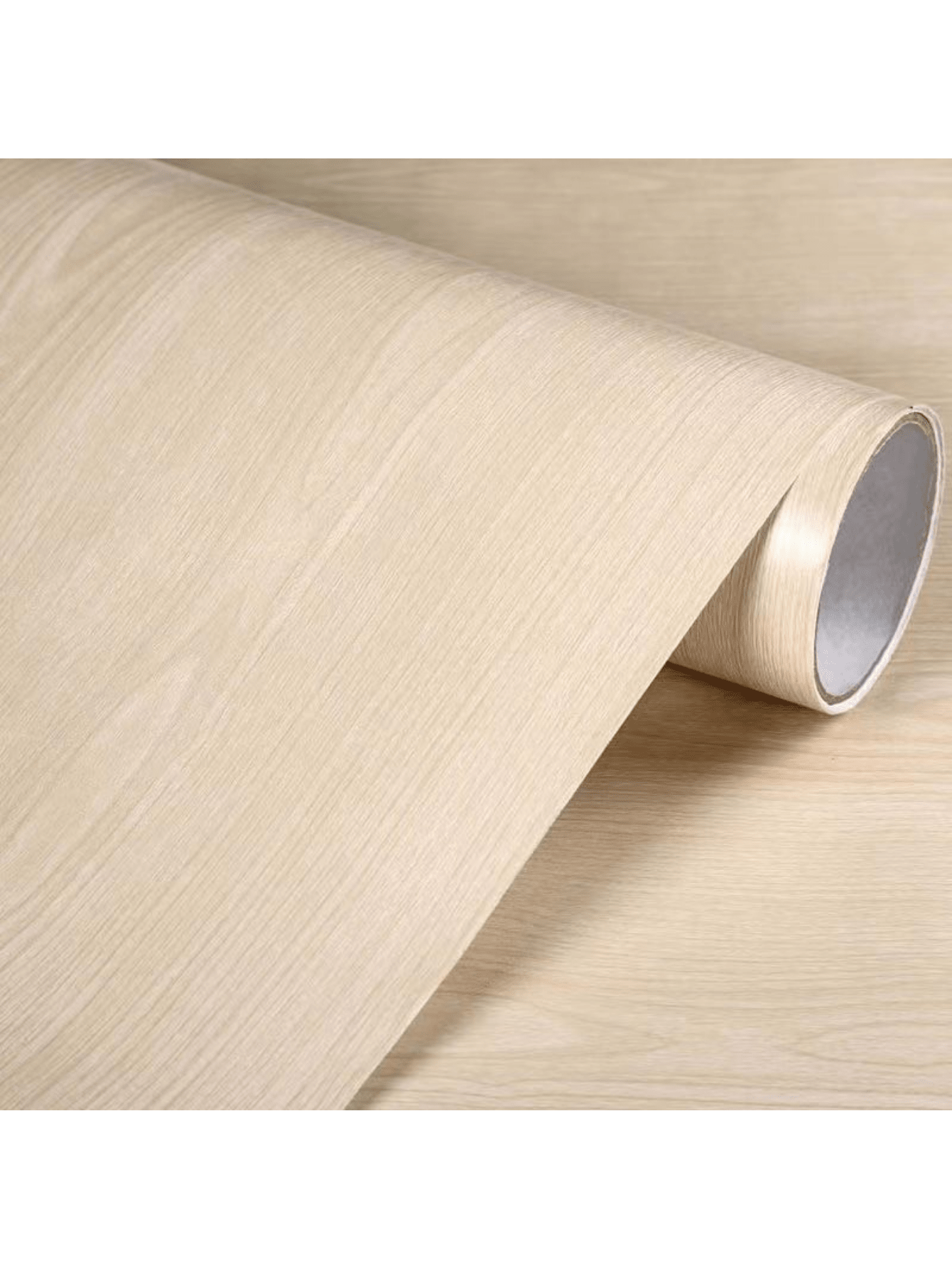 Textured White Contact Paper Peel and Stick Wallpaper, White Wood ...