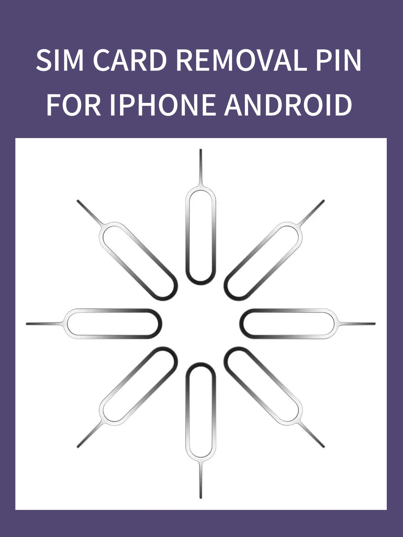 SIM Card Removal Opening Tool Tray Eject Pins Needle Opener Ejector ...