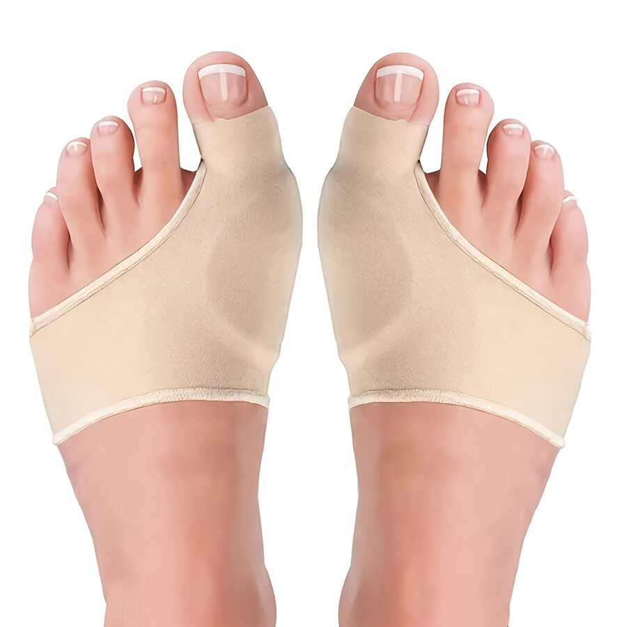 Sports Outdoor 2pcs Soft Silicone Toe Hallux Valgus Separators ...