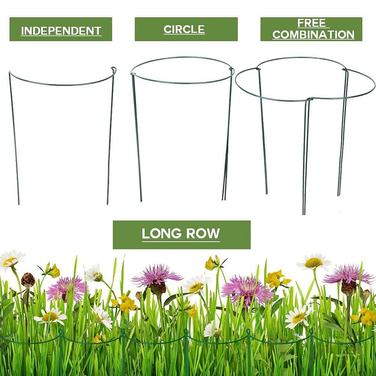 3pcs Garden Plant Support Stake, Plant Support Frame, Plant Support ...