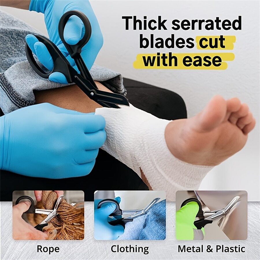 Multipurpose Emergency Scissors, EMT and Trauma Emergency Medical ...