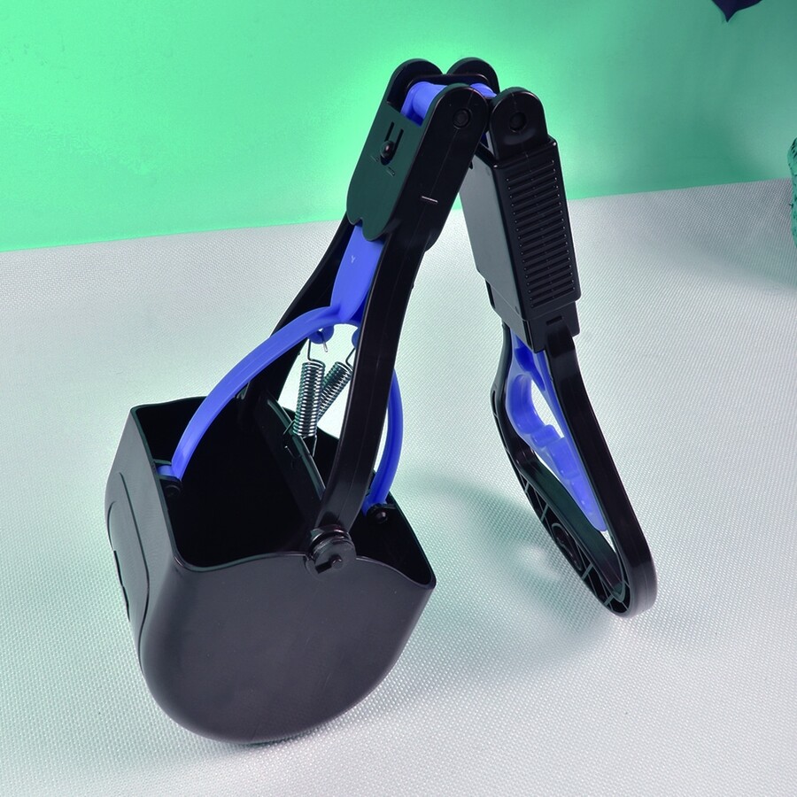 Foldable Dog Poop Scooper, 45cm Portable Long Handle Waste Picker With ...