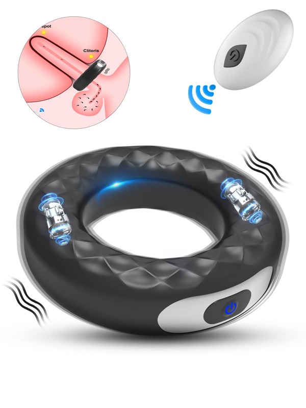 Vibrant Anneau Pénien Pour Homme , Anneaux Pénis Pour couples Sexe , Jouet Sexuel Homme Vibreur ...