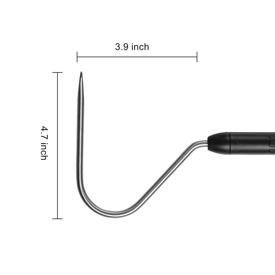 57" Snake Catcher Professional Stainless Steel Retractable Snake Hook ...