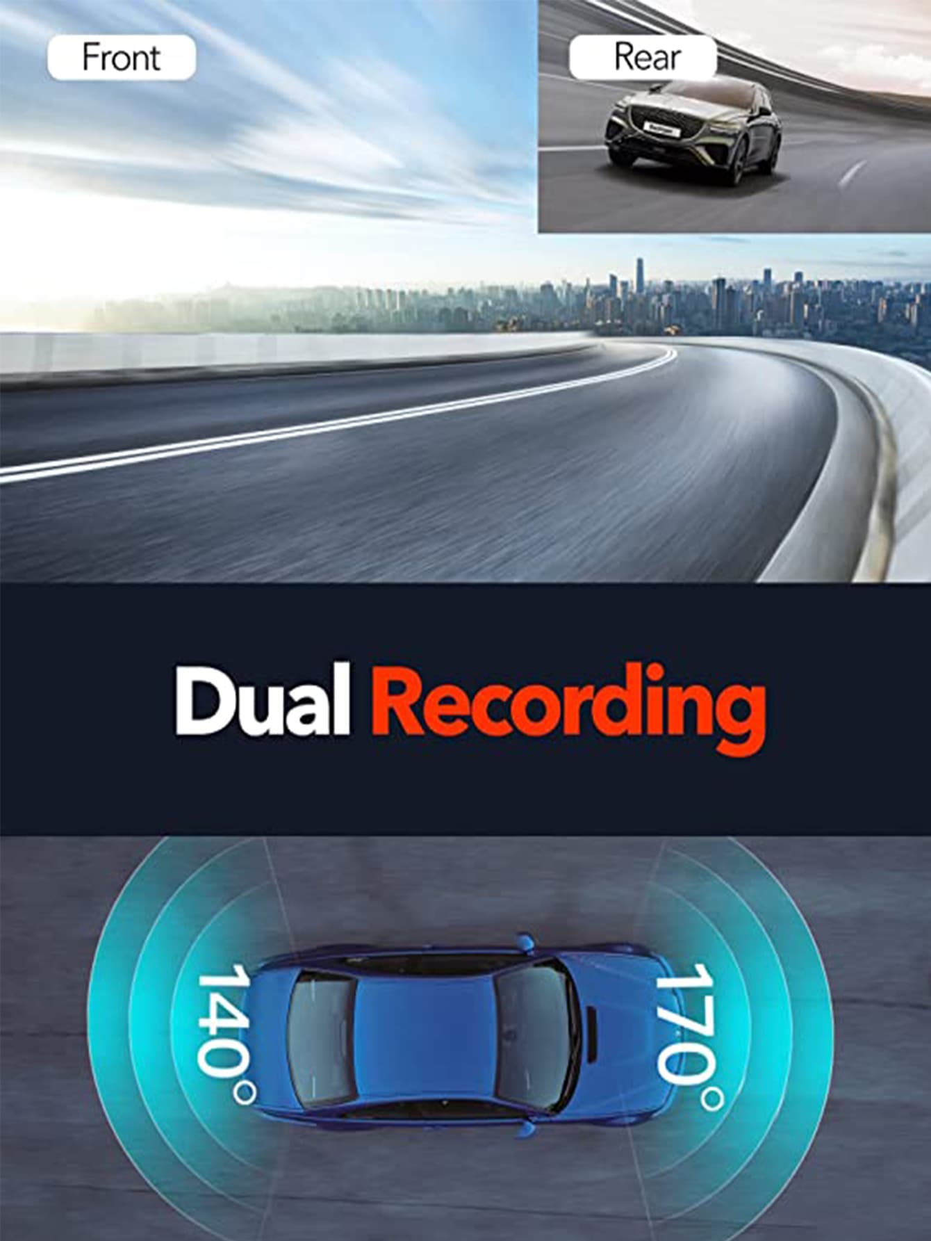 [F7N 4K Dual Dash Cam+Hardwire Kit]REDTIGER F7N 4K Dual Dash Cam And ...