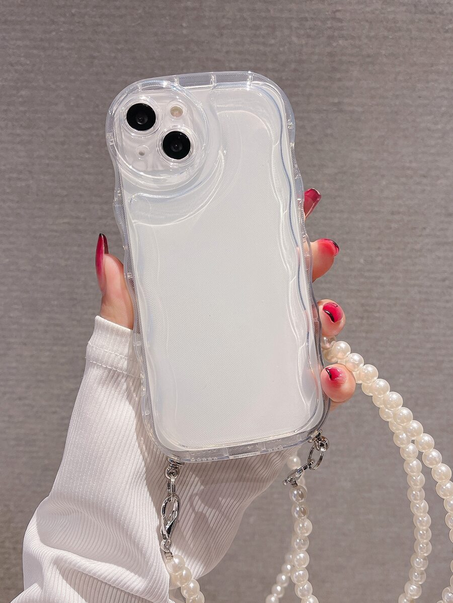 Capa de celular transparente simples tipo bolha para iPhone 16 Pro Max ...