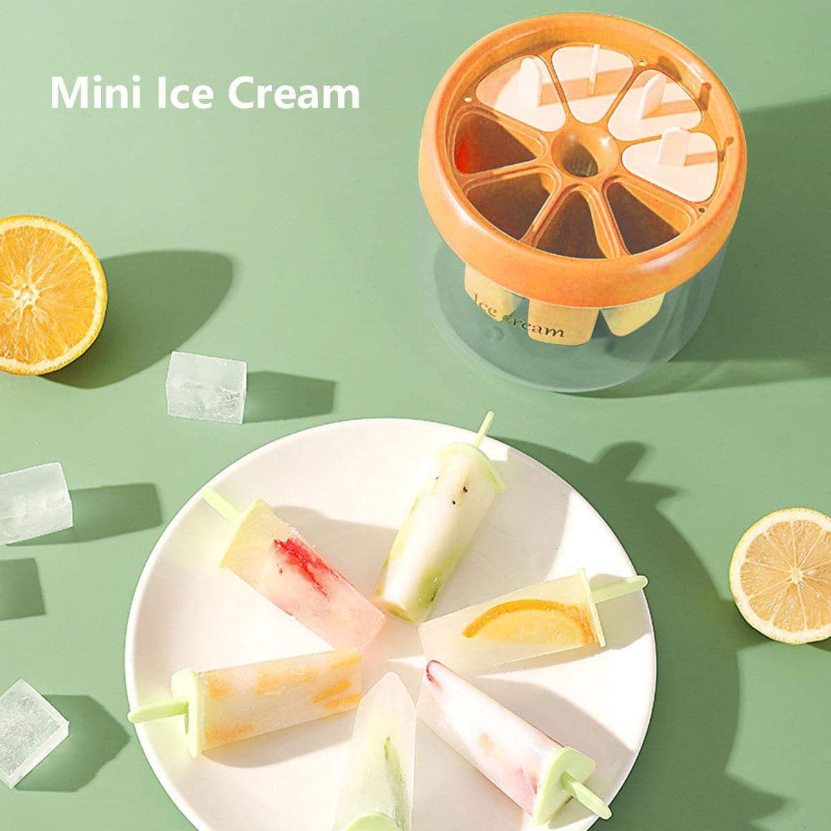 Isglass Plast Form Set För Barn , Hemlagad Glass , Godisklubba , Ice ...