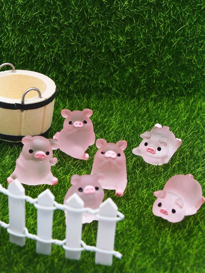 Miniature Pink Pigs