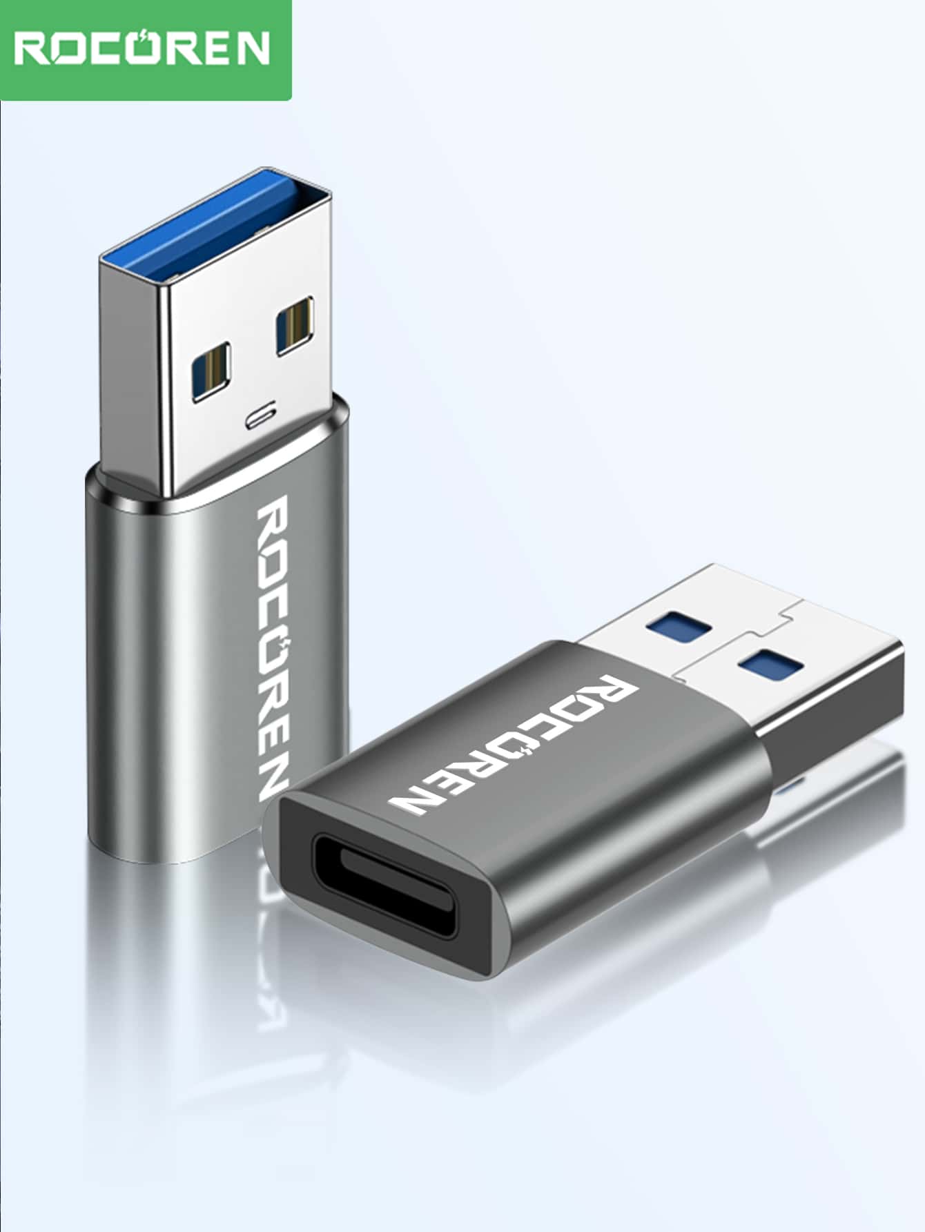 Rocoren USB-A macho a tipo C hembra USB3.0 adaptador de cable de ...