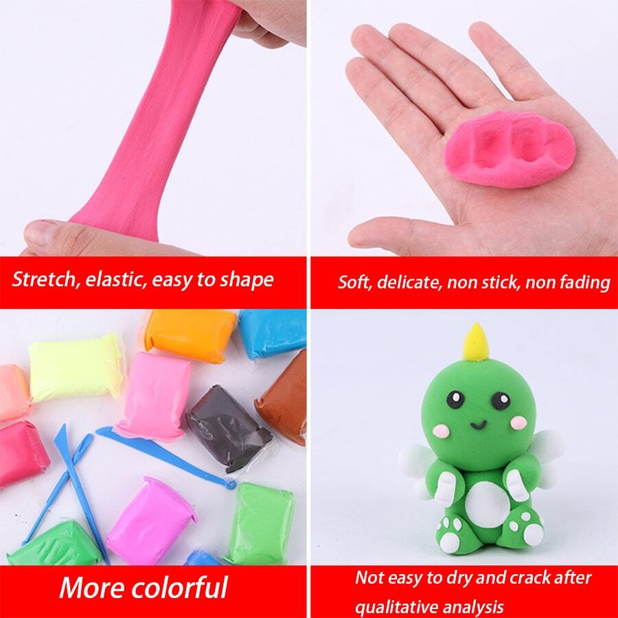 1pc 12 Colors Ultra Light Modeling Clay | SHEIN USA