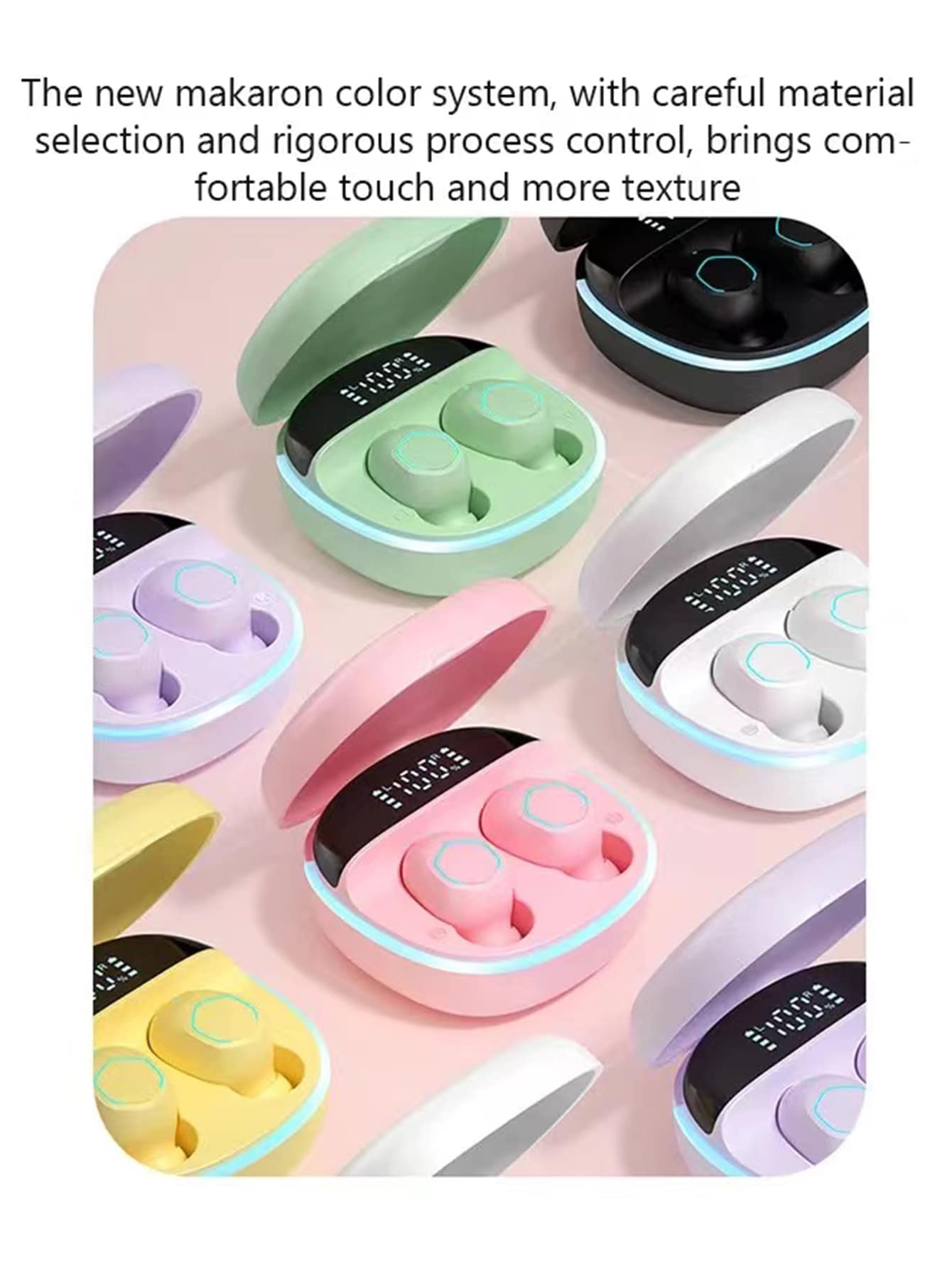 M13 TWS Wireless Earphones Bluetooth 5.2 HiFi Stereo Headphones With ...