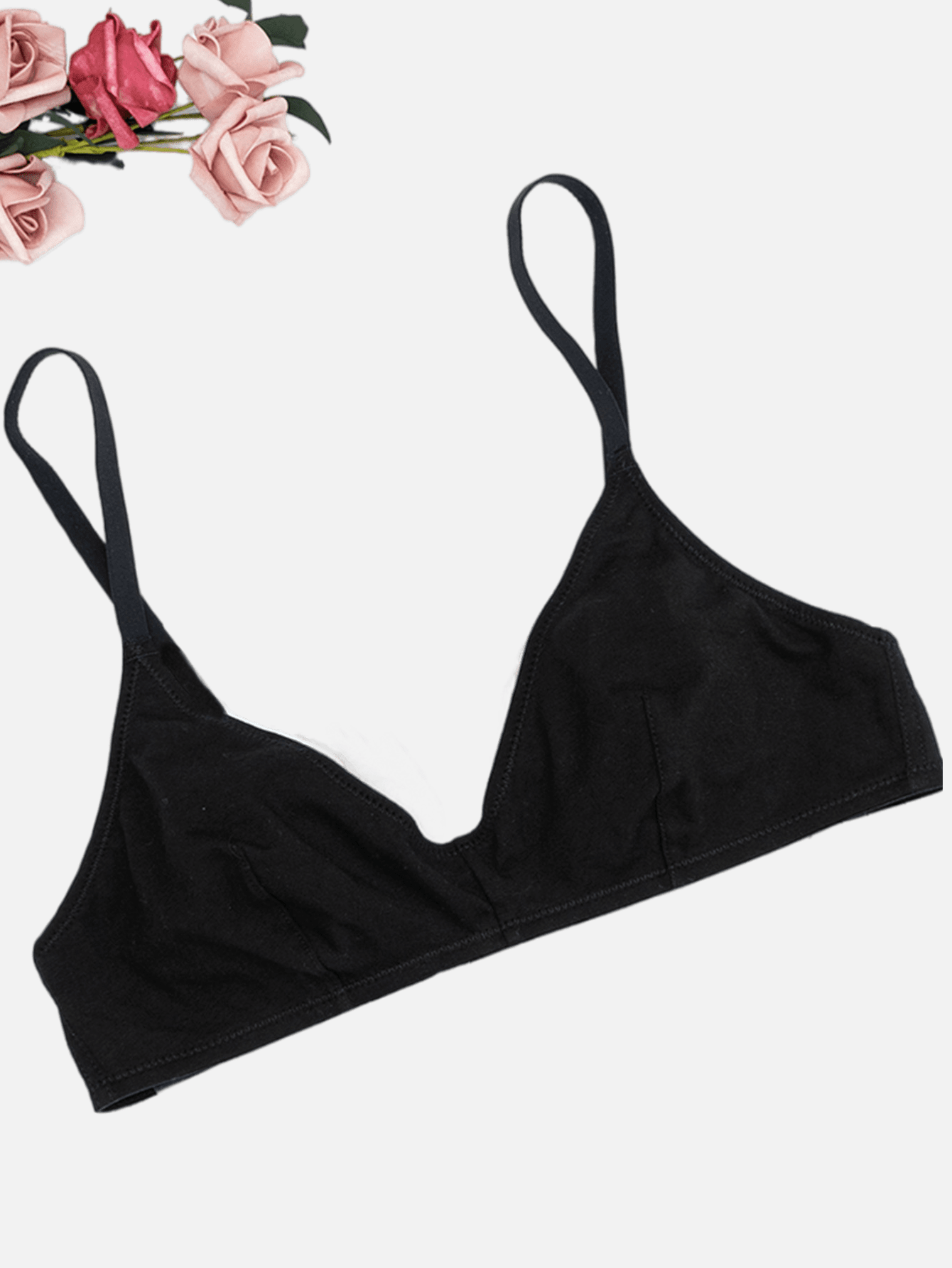 Solid Wireless Bra | SHEIN USA