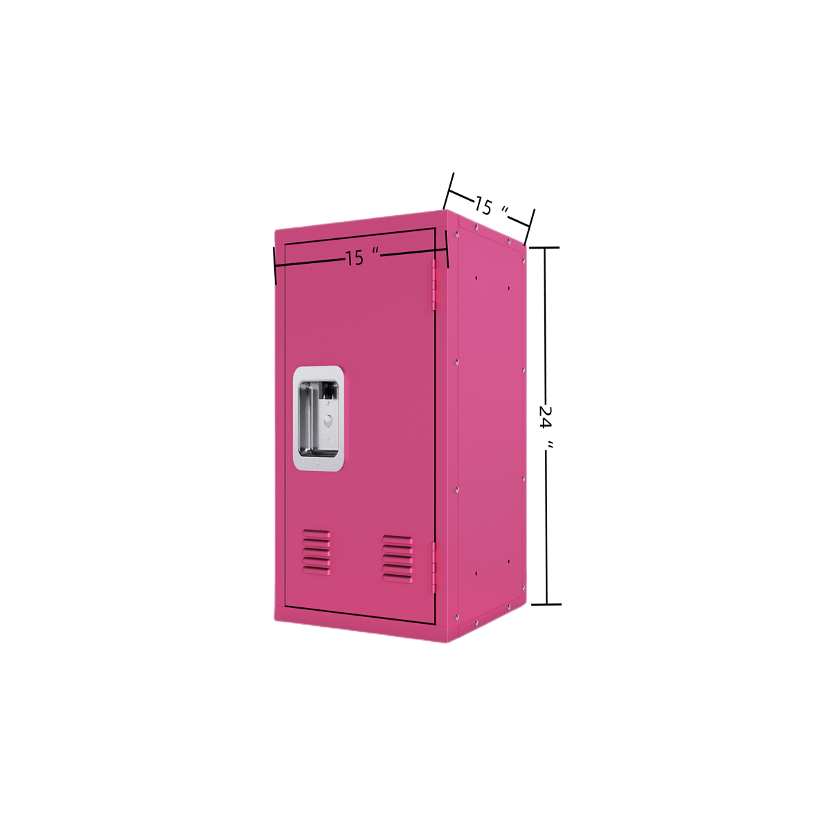 24" H Locker Storage Cabinet, Metal Locker Storage Cabinet With 1 Doors ...