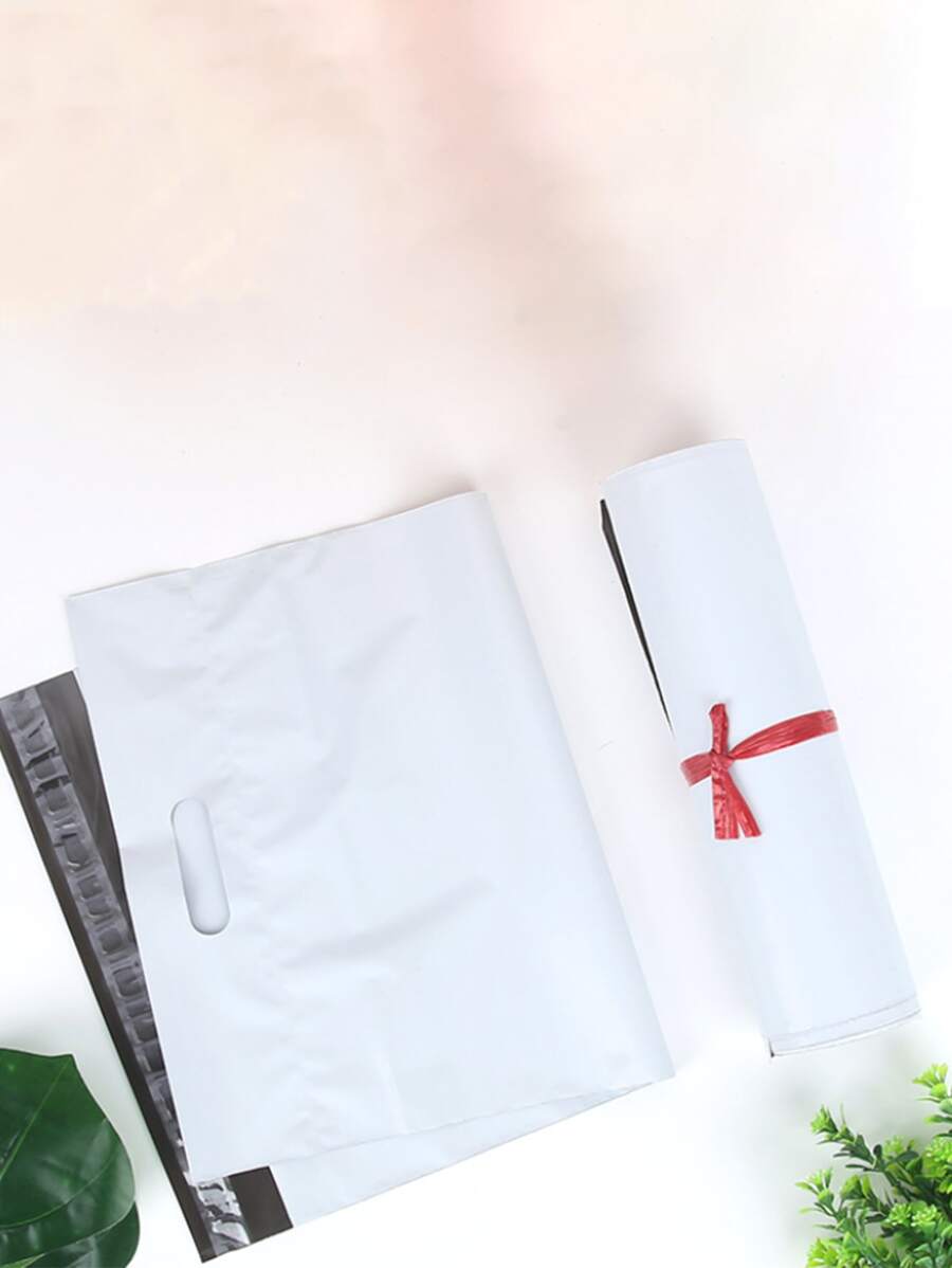6/12pcs Waterproof Thick Gift Packaging Bag With Handle, Self-adhesive ...