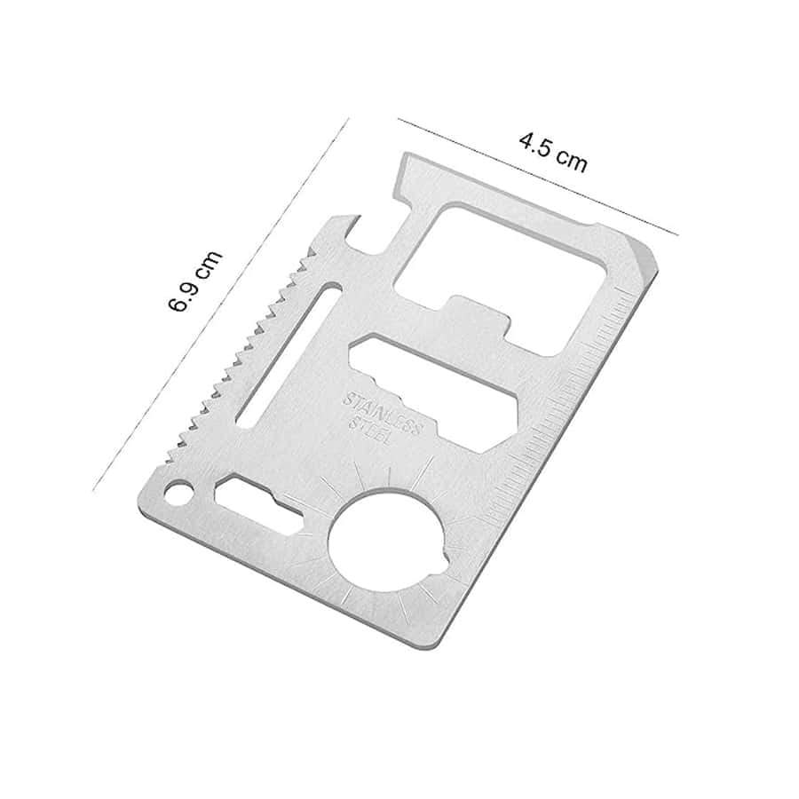 Outdoor Silver Single-tooth Utility Card | SHEIN USA