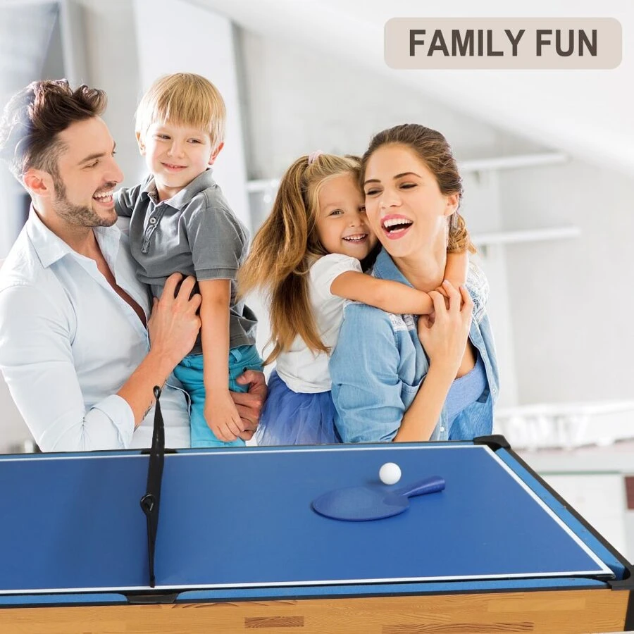 55Inch 3 In 1 Combo Game Table, Folding Pool Table/Billiard Table ...