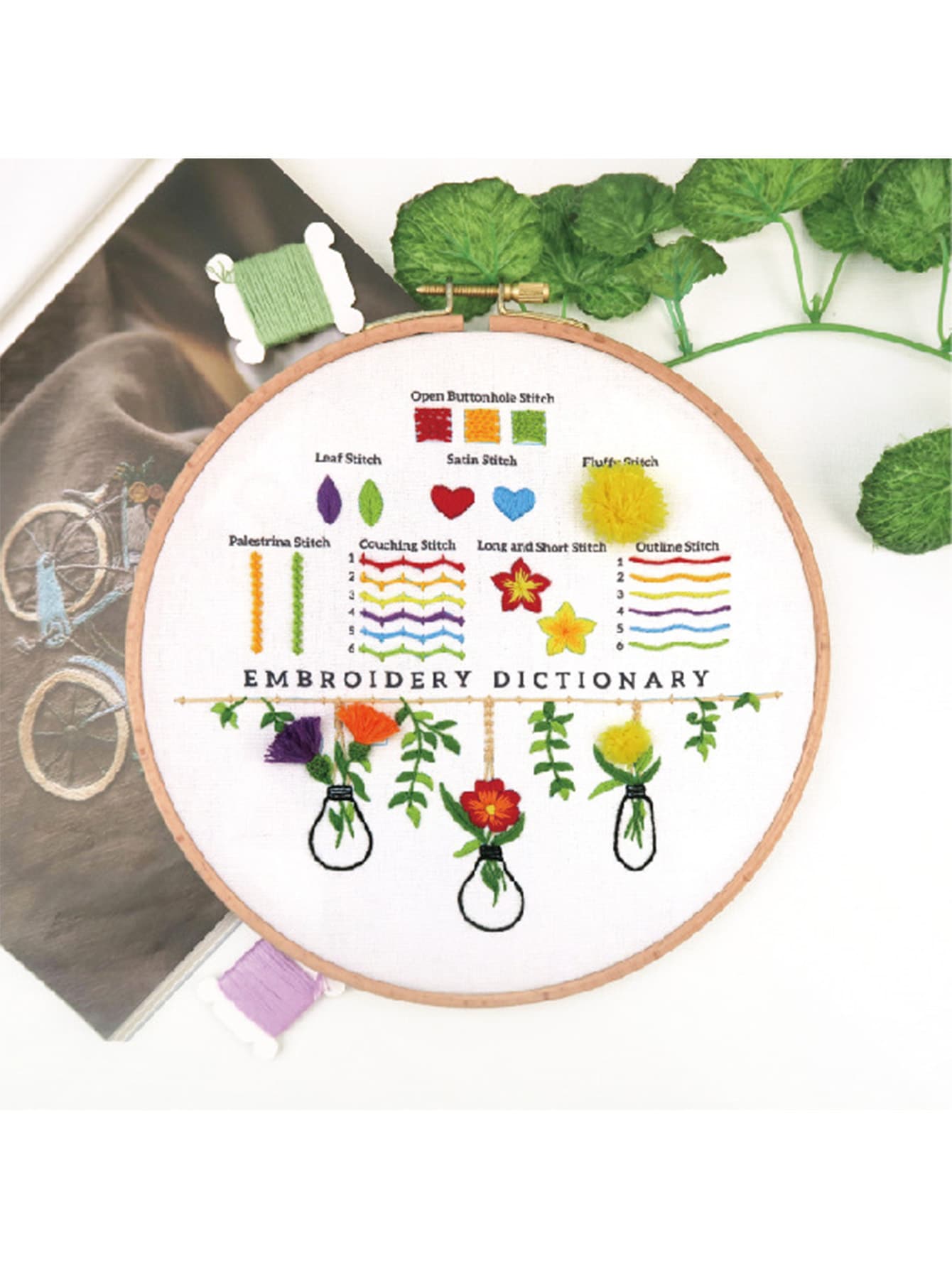 Embroidery Diy Beginner's Starter Kit For Practice | SHEIN USA