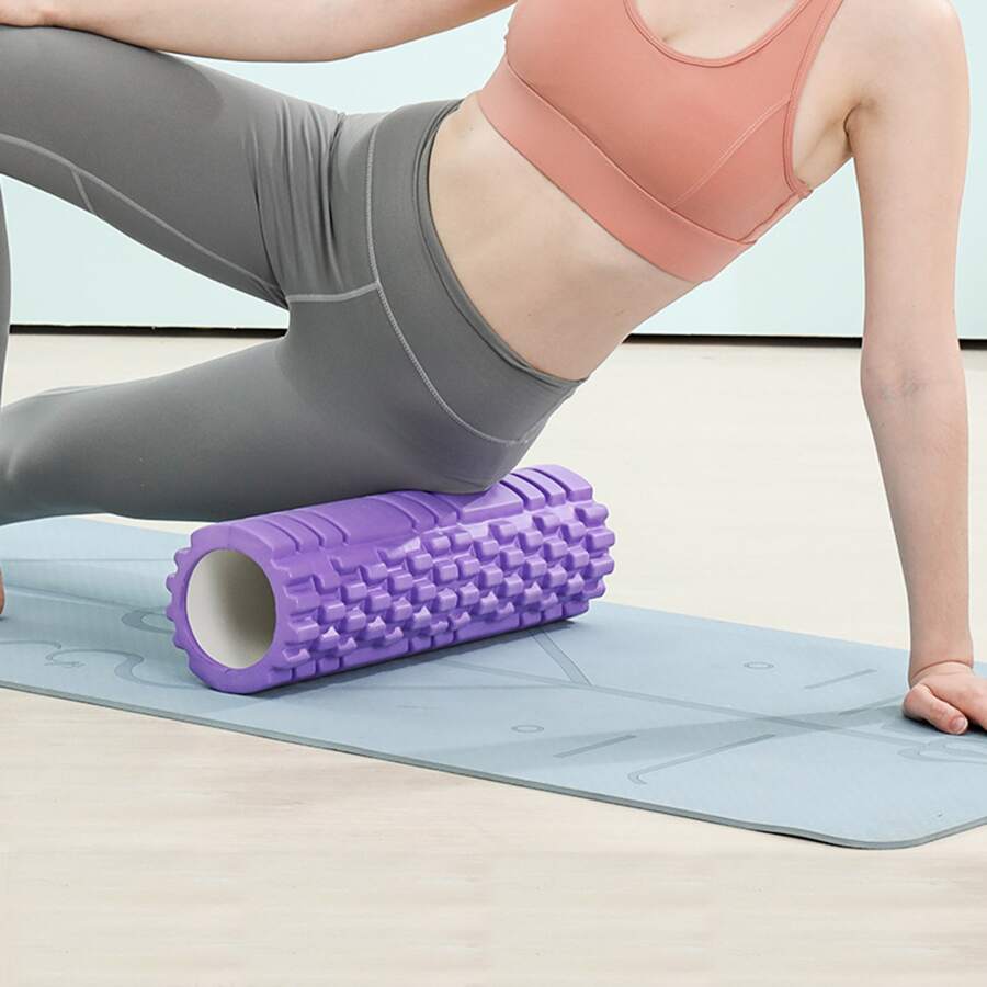 1pc Hollow EVA Yoga Column With Massage Wolf Fang Foam Roller For ...
