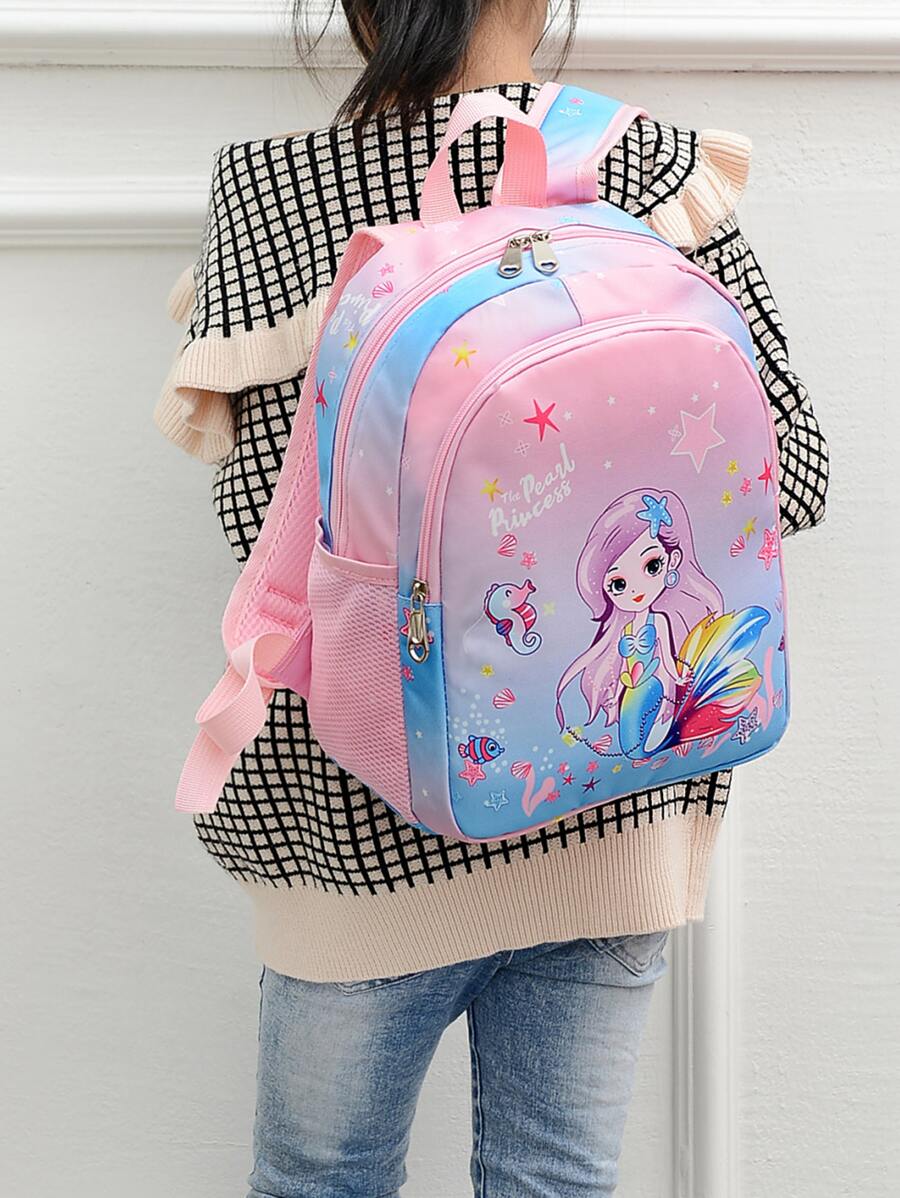 1 Cute Cartoon Style Mini Backpack, Cute Unicorn Design School Bag ...