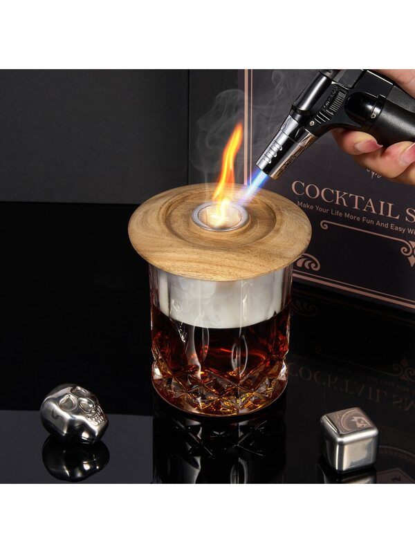 Cocktail Smoker Kit with Torch-[Gift for Fathers Day]Whiskey Drink ...