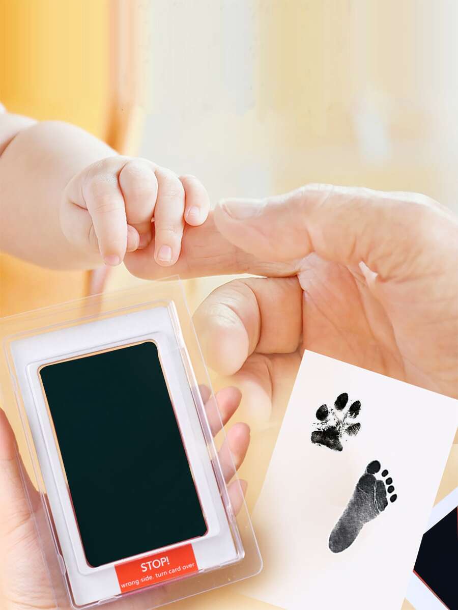 1pc Pet Dog Footprint Handprint Pad Safe Non-toxic Printing Pad Pet ...