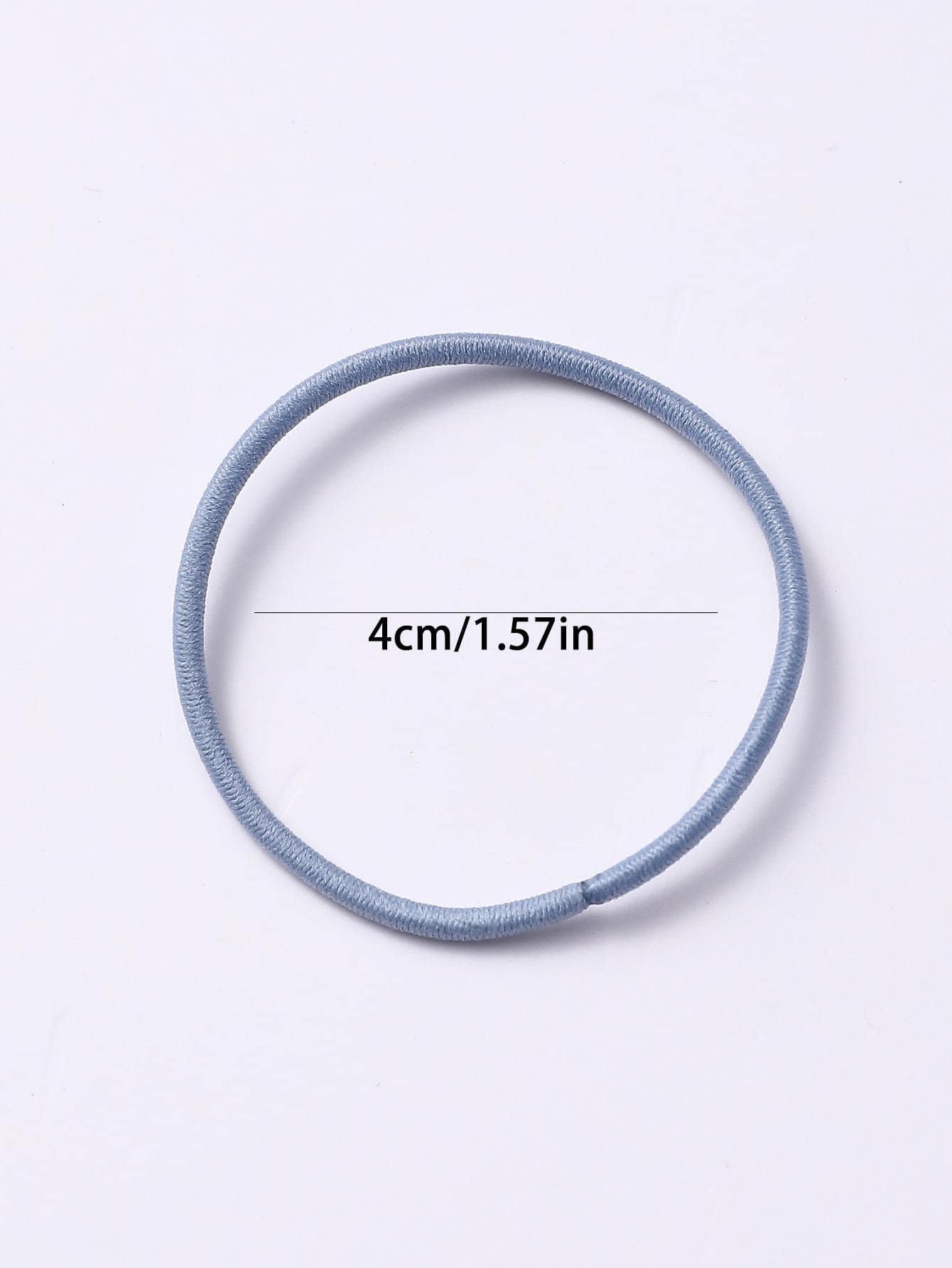 100pcs/pack Simple Thin Hair Ties 2mm Seamless Elastic Rubber Bands For ...