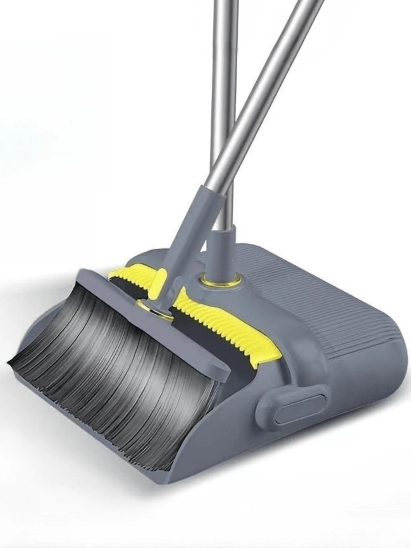 1Pack Broom and Dustpan Comb Set for Home Super Long Handle,Upright ...