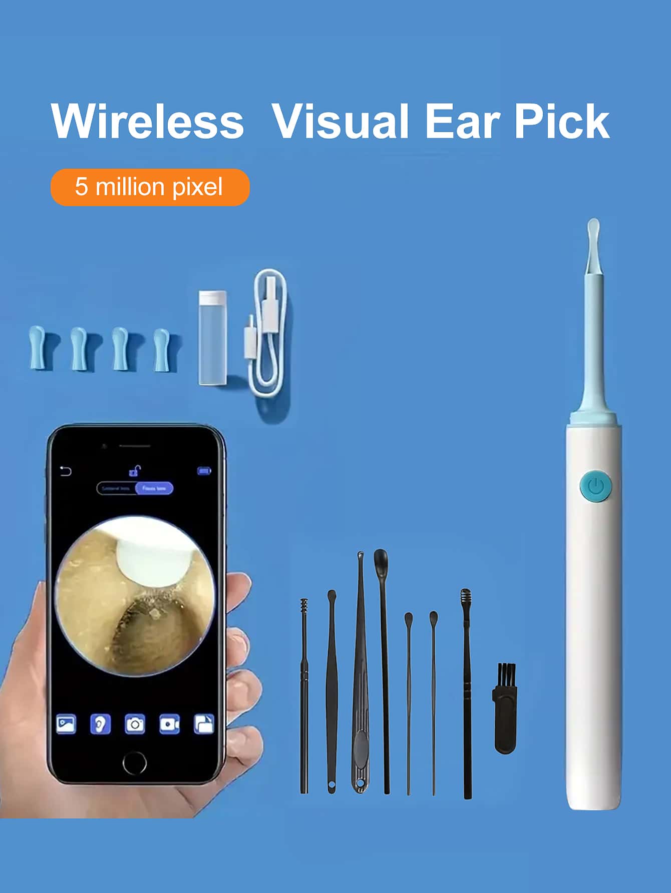 The Ultimate Ear Cleaning Kit-1080P Camera, Light, And Ear Wax Removal ...