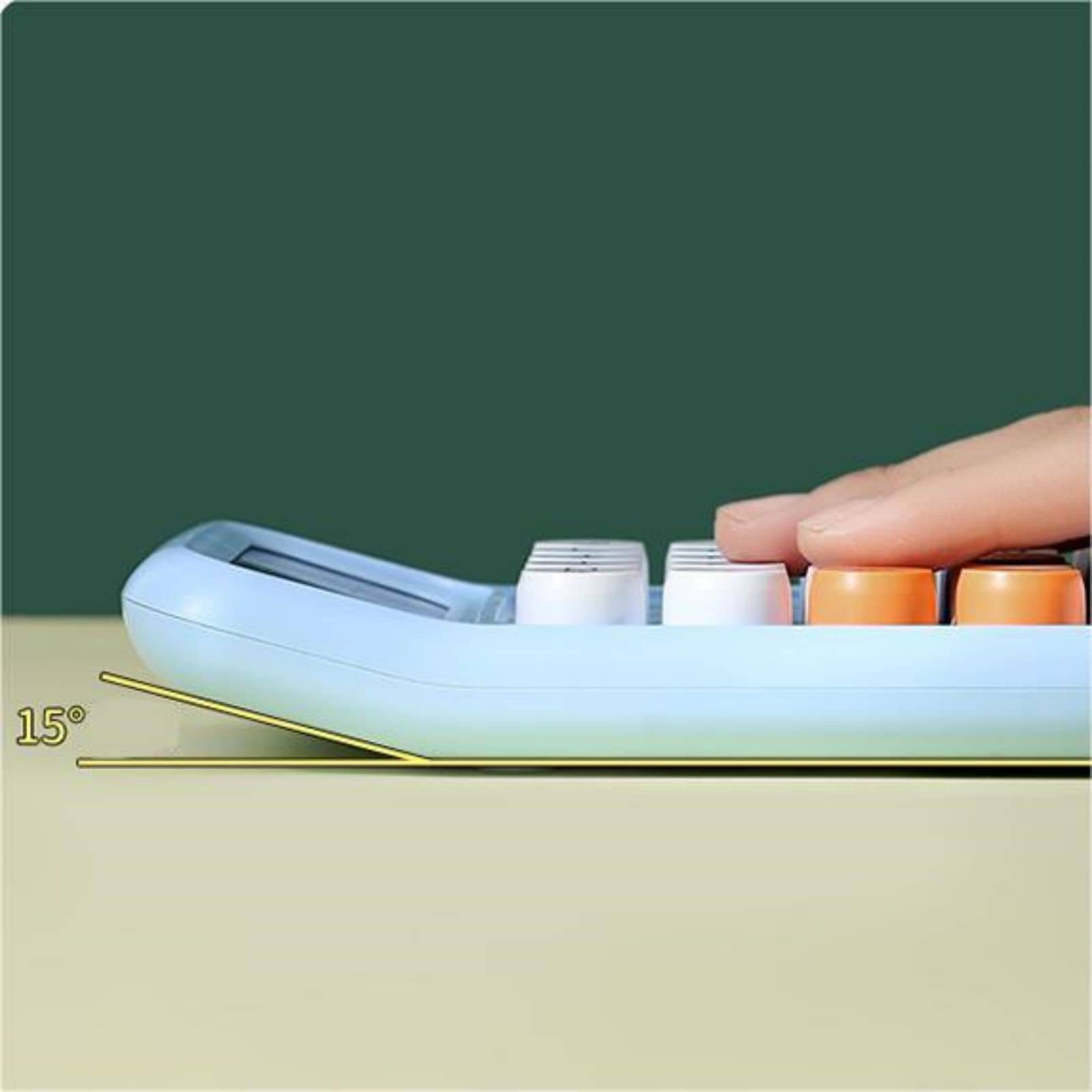 Flexible Keyboard Calculator Office 12-digit Mechanical Calculator Cute ...