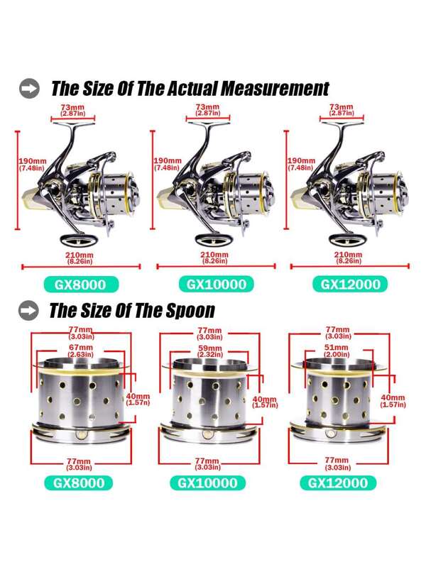 SAMOLLA 2023 Full Metal Fishing Reel Freshwater Spinning Coil Saltwater ...