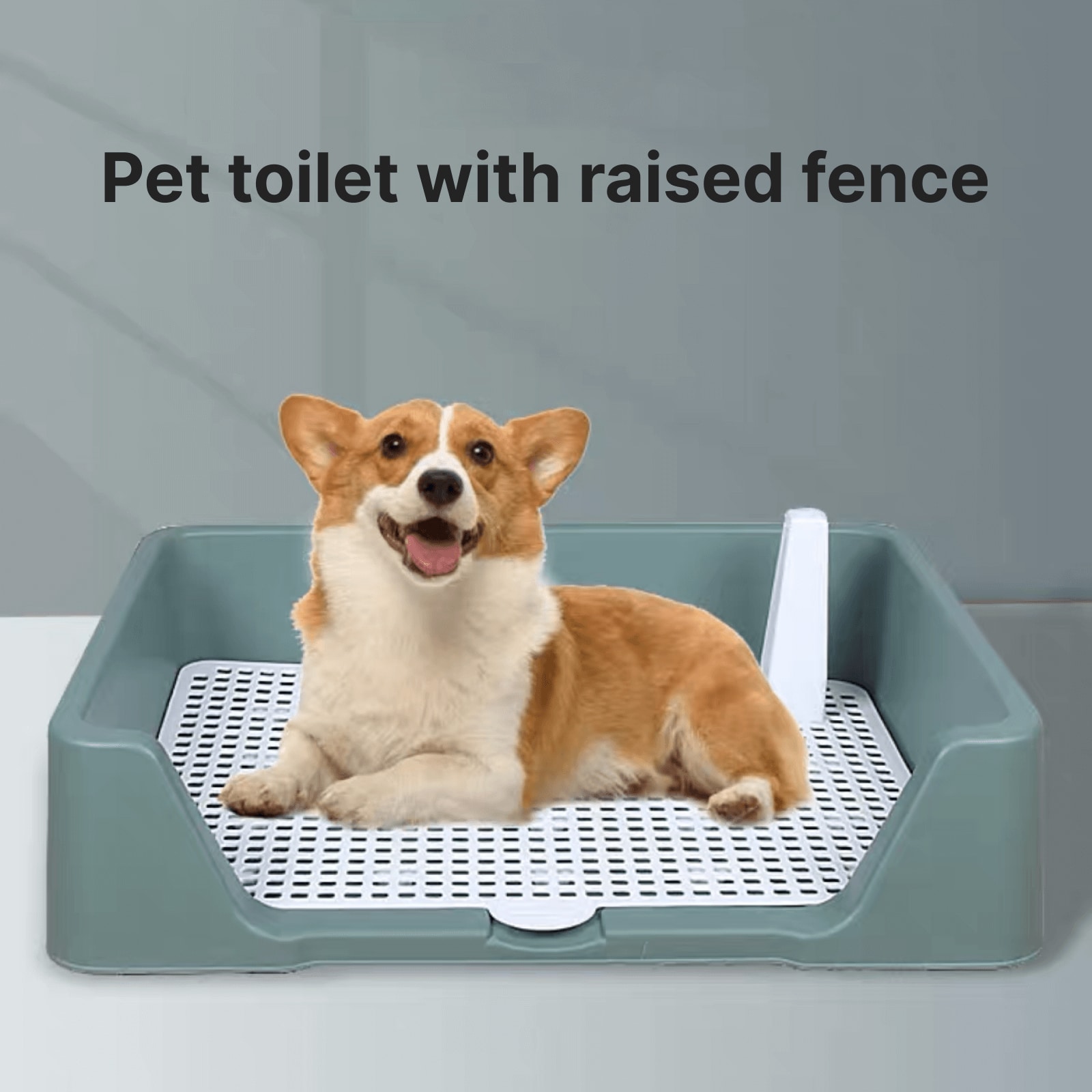 Dog Potty Training Tray Toilet With Grid Portable Puppy Pee Pad Indoor ...