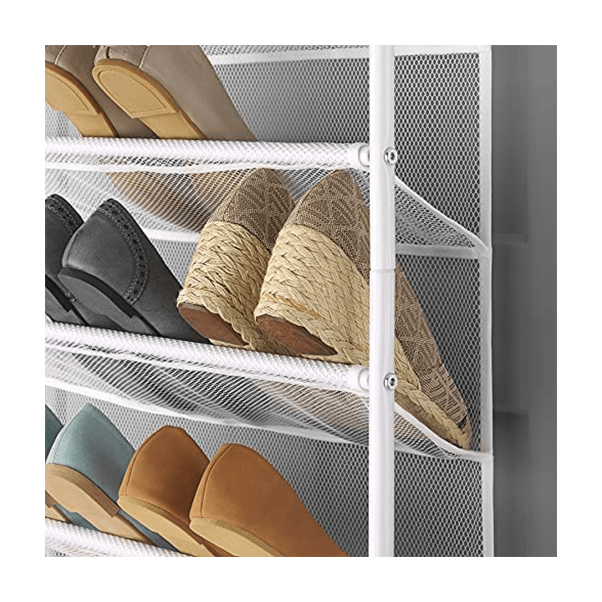Over The Door Shoe Rack,Small Shoe Rack,Door and Closet Space Saving ...