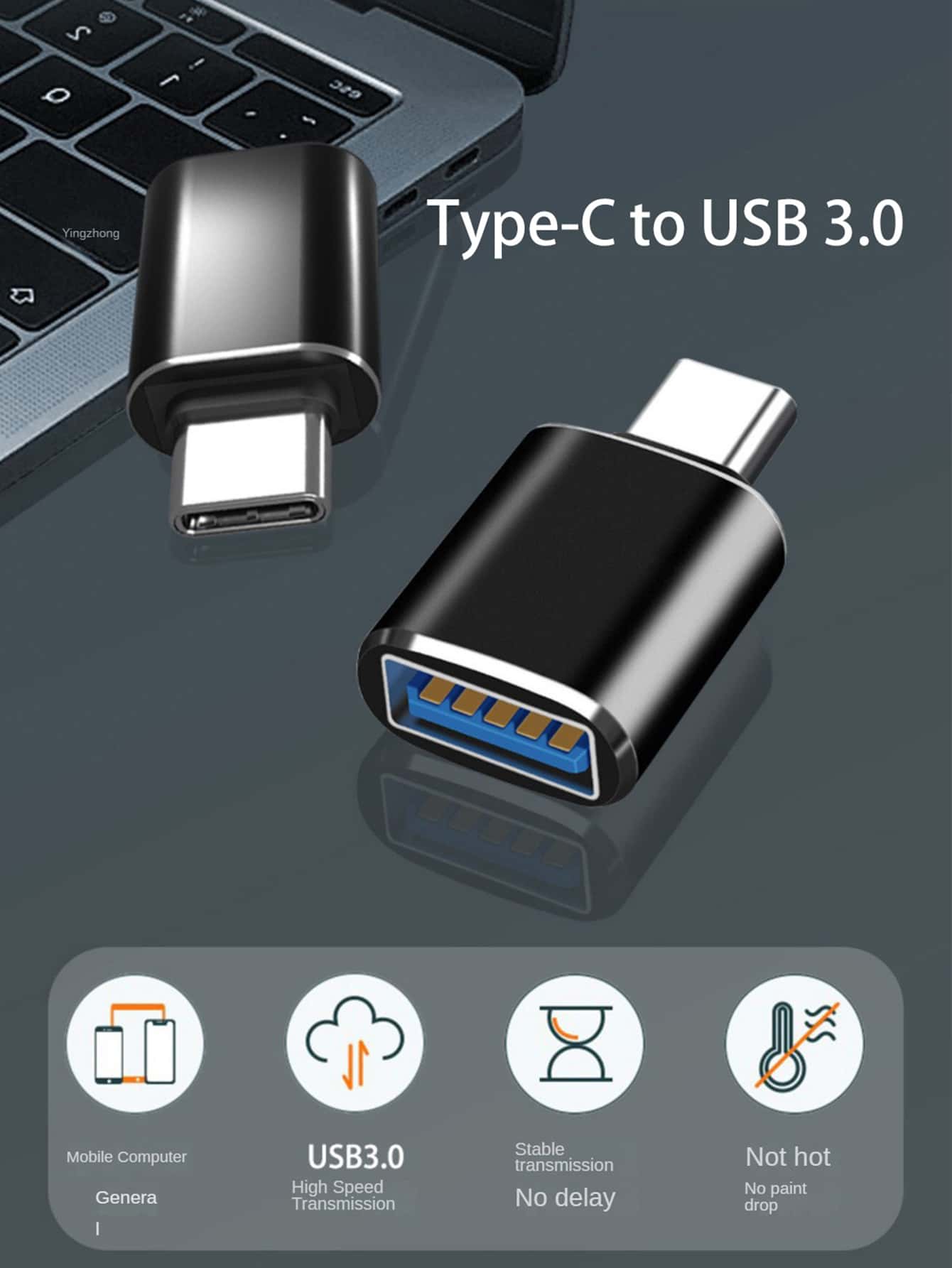 Adapteur Usb C Vers Usb, Adaptateur Otg Thunderbolt 4/3 Vers Usb 3.0, Adaptateur Type-c Vers Usb ...