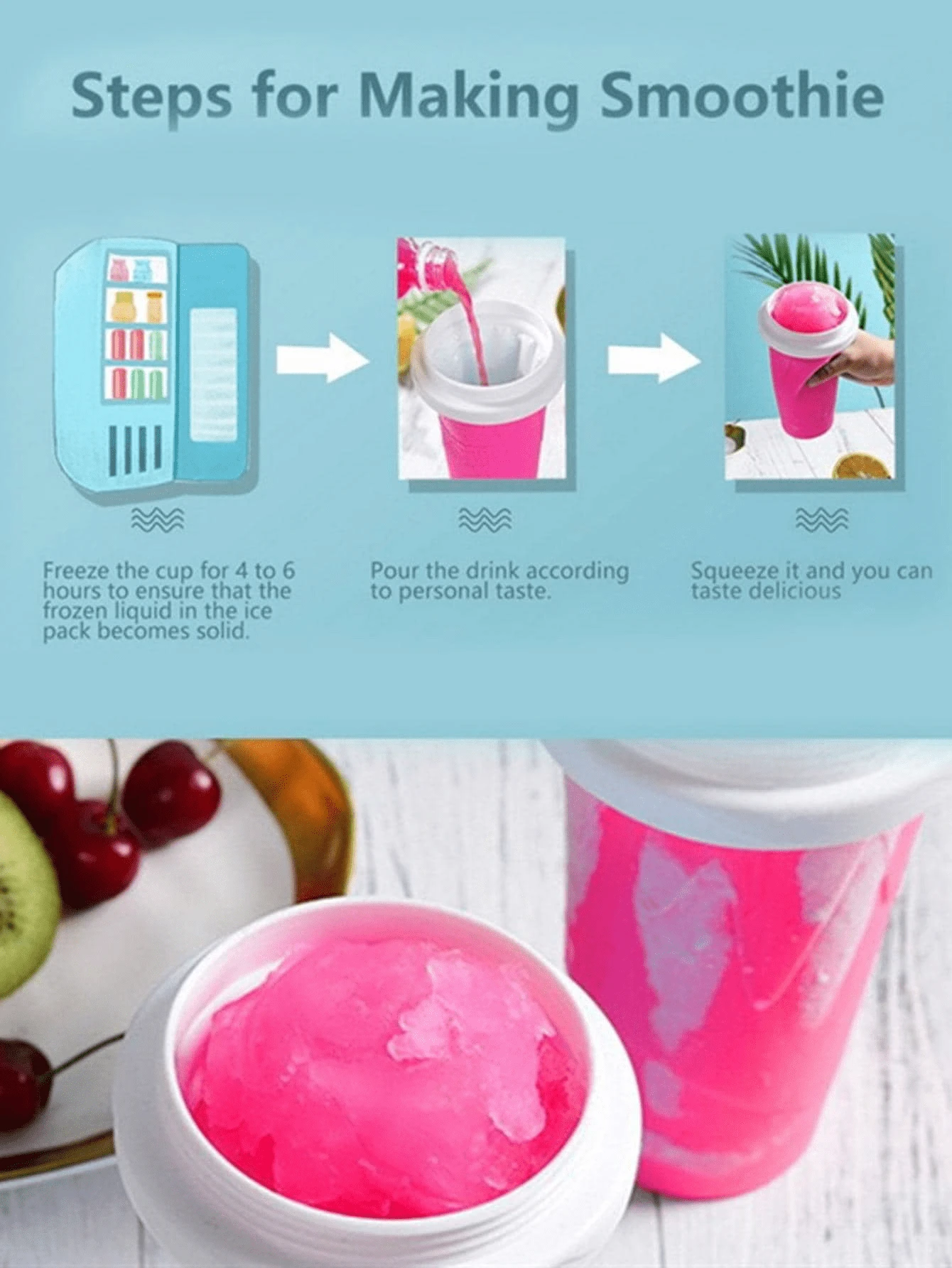 Color Box Pack Of Shaker Crushed Ice Cup/smoothie Cup | SHEIN Singapore