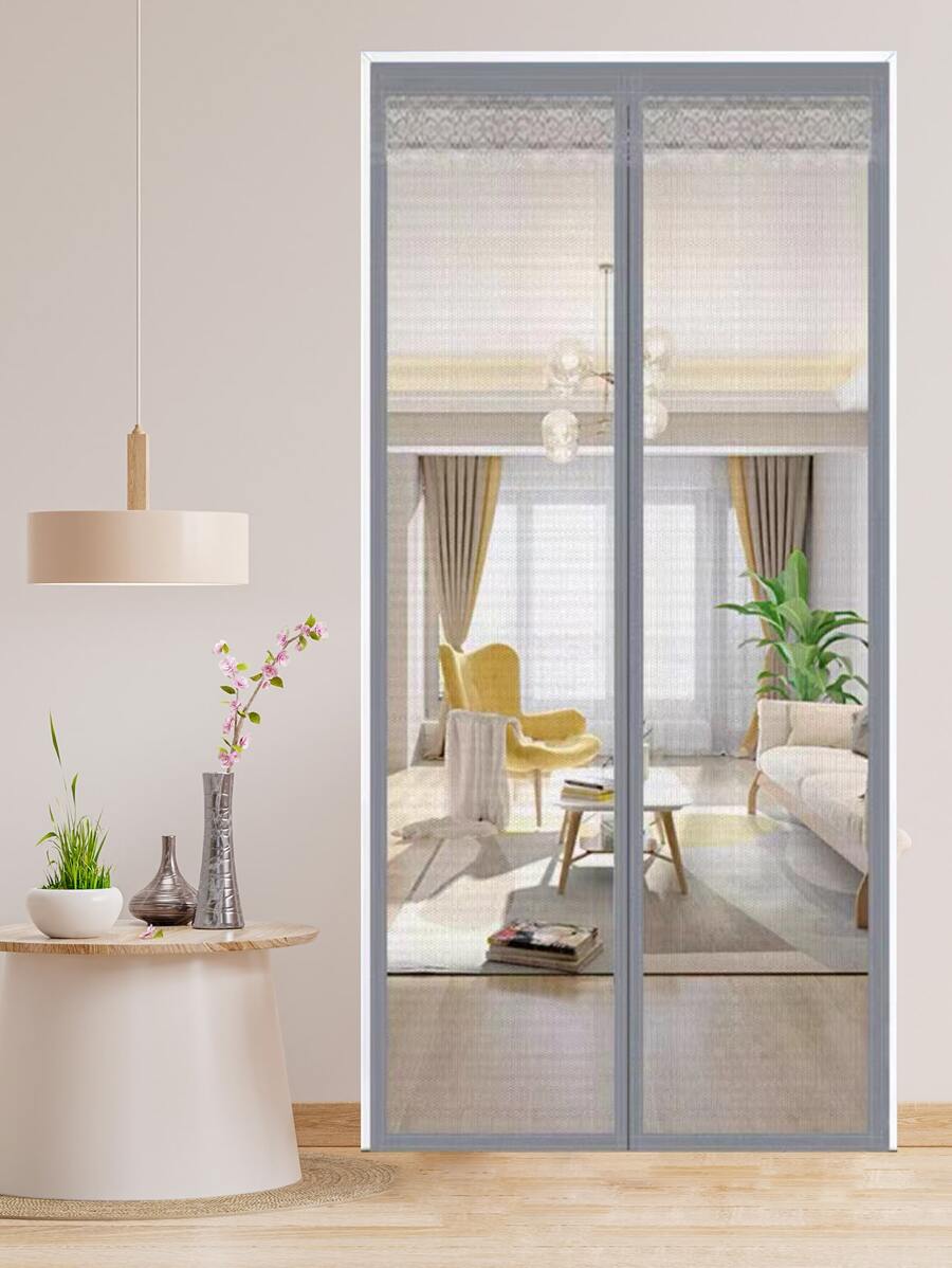 1pc Mosquito Repellent Magnet Screen Door Curtain With Cat Claw Tear ...