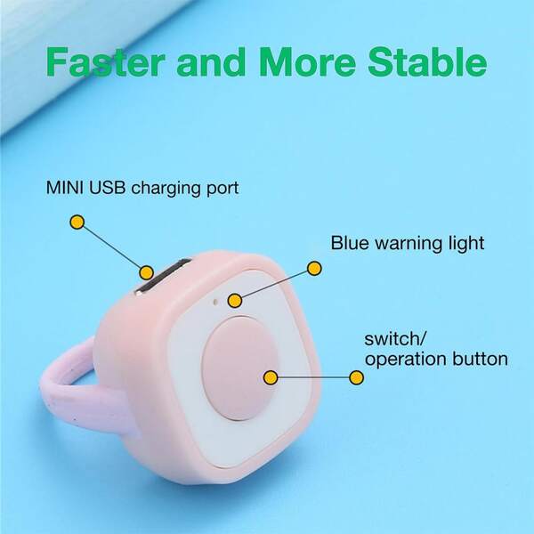 Bluetooth-compatible Remote Control Video Page Turner Fingertip Camera ...