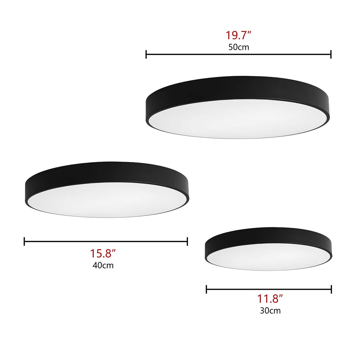Modern Simple Round Led Full-spectrum Ceiling Light For Bedroom, Living ...