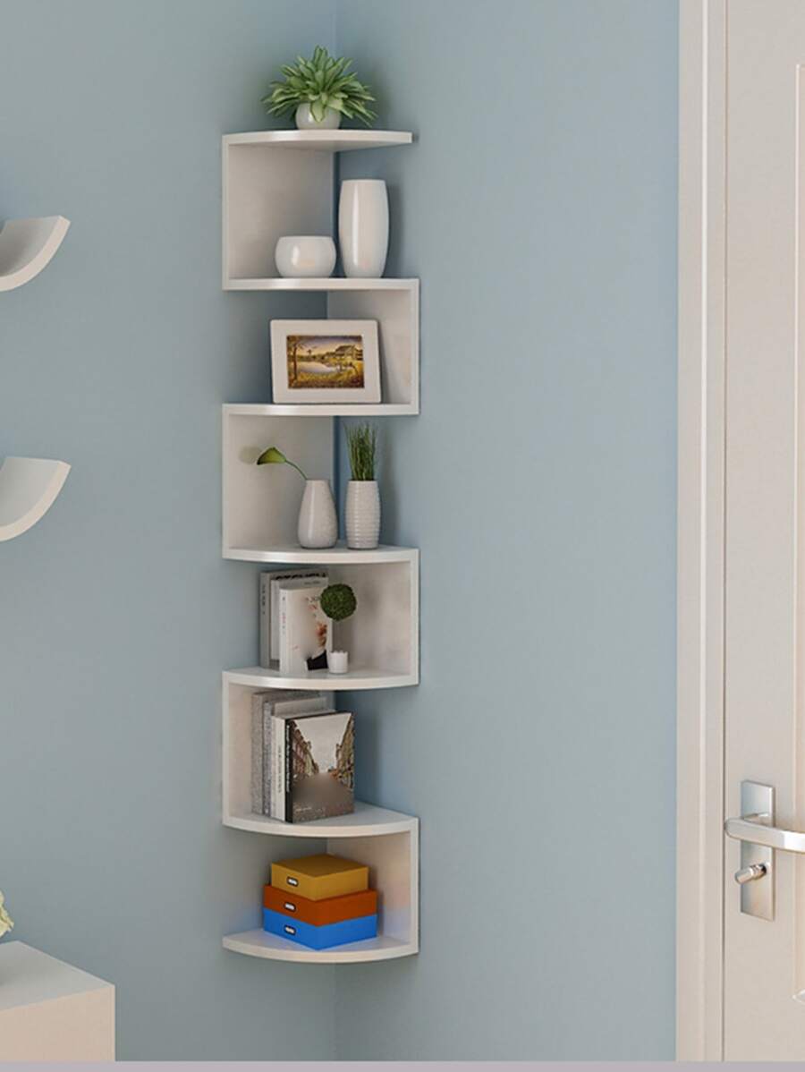 1 Stück Dekoration Kreativ wandhängend Ecke Triangel Regal & halb Kreis ...