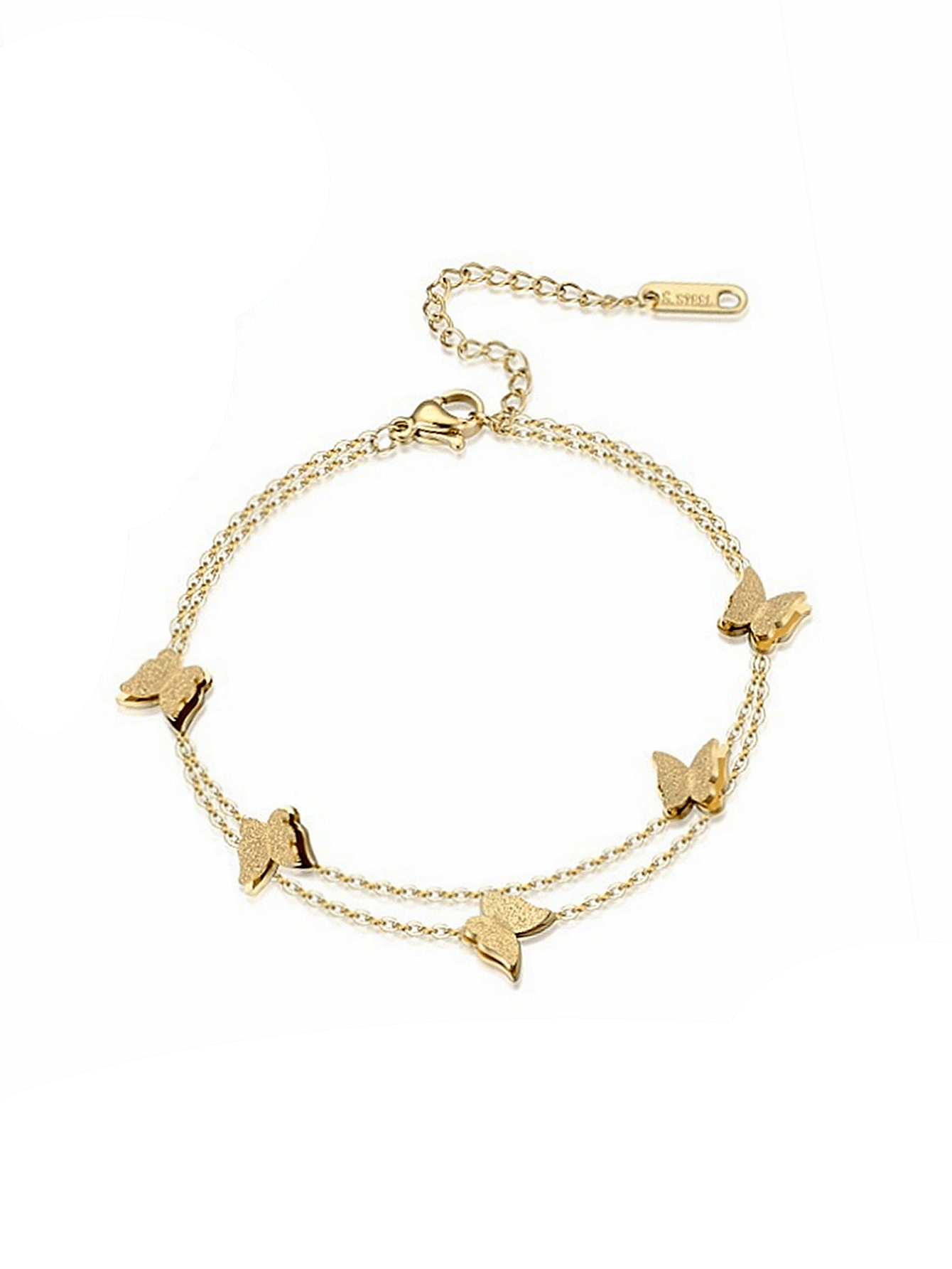 Cute Fashion Titanium Steel Butterfly Bracelet Female Personality Wedding T Accessories